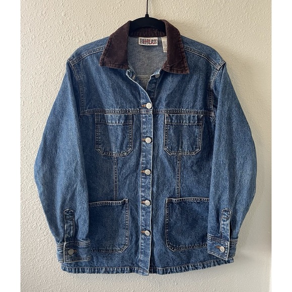 bill blass | Jackets & Coats | Vtg 9s Bill Blass Chore Coat Barn Jacket ...